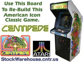 StockWarehouse.cntr.us - Atari Centipede Coin Operated Arcade Game Main ...