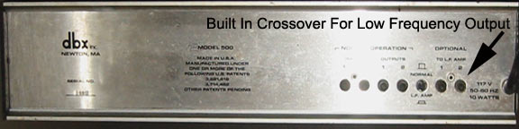 StockWarehouse.cntr.us - DBX 500 Subharmonic Synthesizer, Super Deep ...