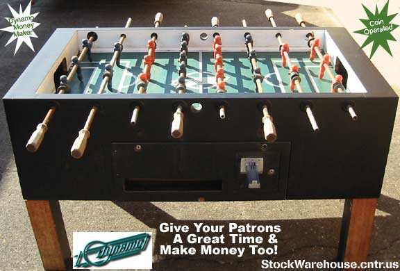 StockWarehouse.cntr.us - Dynamo Coin Operated Foosball Soccer Table ...